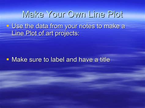 Frequency Table And Line Plot Ppt