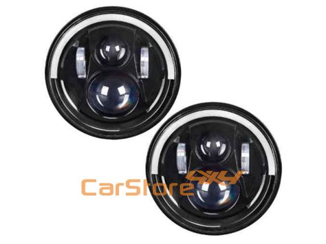 Par De Faróis Led 7 Angel Eyes De 70w