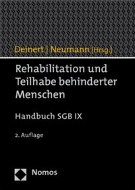 Rehabilitation Und Teilhabe Behinderter Menschen Online Kaufen