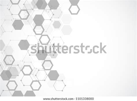 Molecular Structure Abstract Tech Background Medical Stock Vector Royalty Free 1101338000