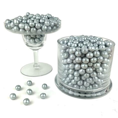 Color It Candy Shimmer Silver Sixlets 2 Lb Bag Perfect