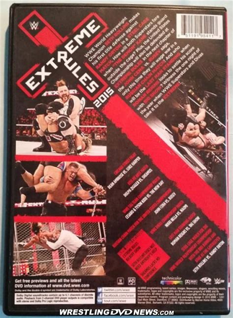 Exclusive First Look Photos Of Wwe Extreme Rules 2015 Dvd Out Next