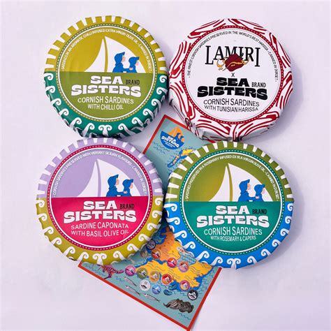 Cornish Sardine Four Box Sea Sisters Cannery