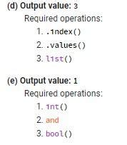 Solved Construct A Single Python Expression Which Evaluates Chegg Com
