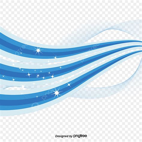 รูปคลื่นสีฟ้า Png การตกแต่ง คลื่น เส้นภาพ Png และ Psd สำหรับดาวน์