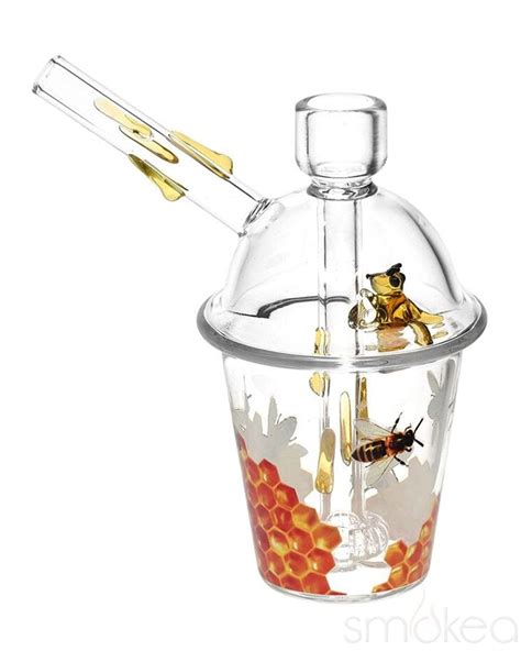 Pulsar Buzzin Bee Glass Cup Bubbler