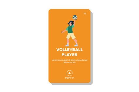Volleyball Player Vector Afbeelding Door Sevvectors · Creative Fabrica