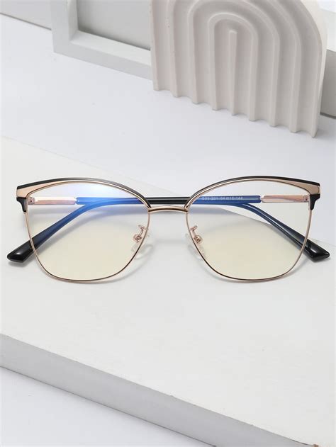 Cat Eye Anti Blue Light Eyeglasses In 2024 Fancy Glasses Womens Glasses Frames Stylish