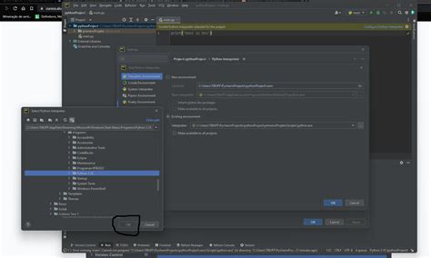 Não Consigo Selecionar O Python3 Para O Python Interpreter Python