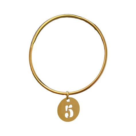 Jonc Doré Chiffre Shop Stainless