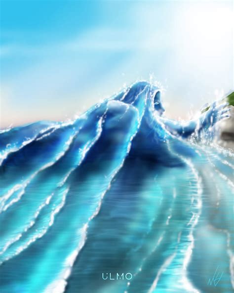 Ulmo And The Island Aka Tol Eressea By M 2022 On Deviantart