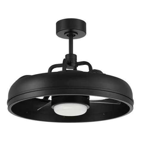 Craftmade Taylor 20 In Integrated Led Indoor Outdoor Flat Black Finish Dual Mount Ceiling Fan