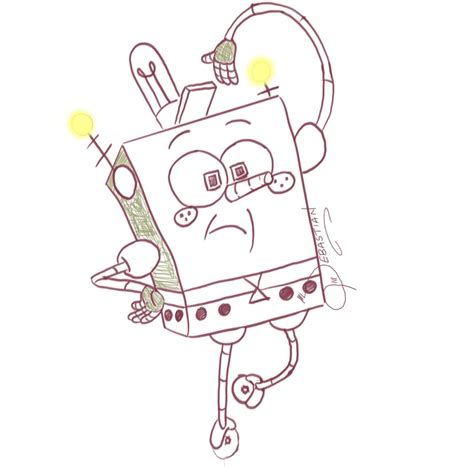 The Tidal Zone Robot Spongebob Dont Steal My Art Or Repost It R