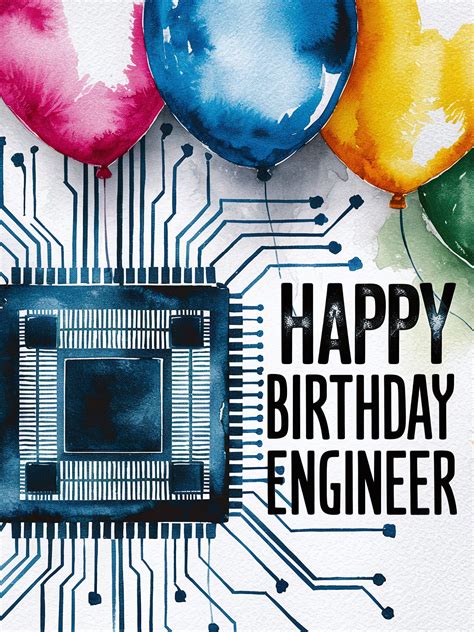 Free Download Happy Birthday Engineer Cake With Gears