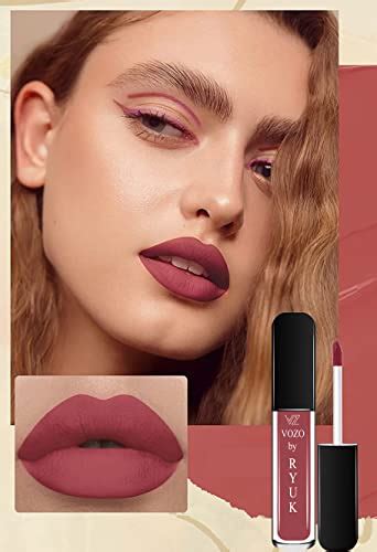 Vozo By Ryuk Liquid Matte Lipstick Soft Smooth Glide On Lips Long