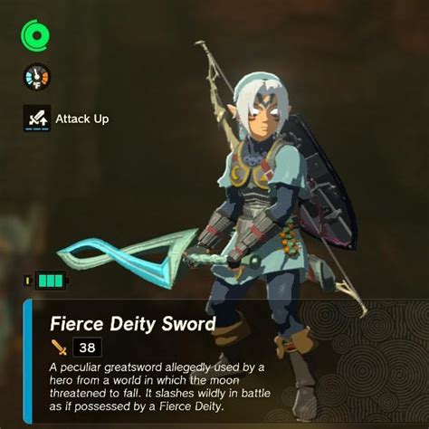Fierce Deity Set Complete TOTK R Breath Of The Wild