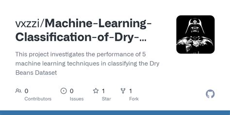 Github Vxzzimachine Learning Classification Of Dry Beans This