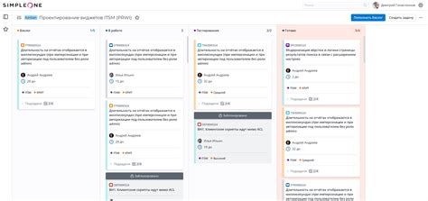 Доски Kanban Simpleone Documentation