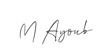 80 M Ayoub Name Signature Style Ideas Superb Online Autograph