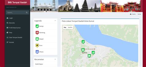 Sistem Informasi Geografis Tempat Ibadah Berbasis Web