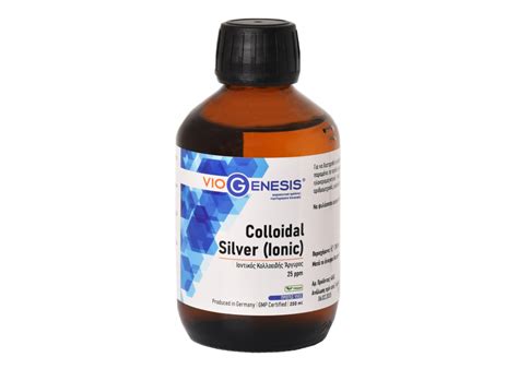 Viogenesis Colloidal Silver Ionic Liquid 40 Ppm 250ml Emedishopgr