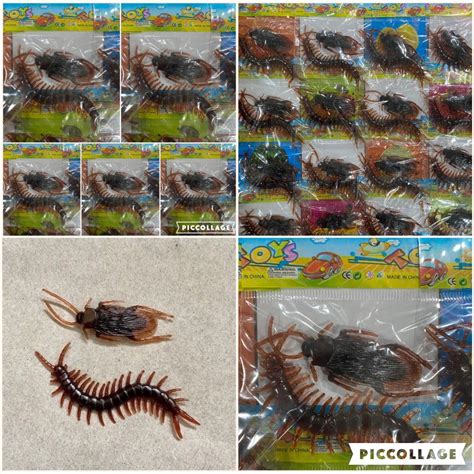 Brown Cockroach Centipede Trick Toy And Prank Toy Ipis Toy