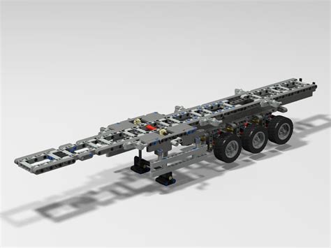 Lego Moc Basic Trailer Chassis By Richardl1972 Rebrickable Build With Lego