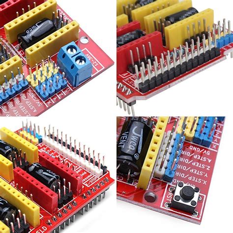 3d Printer Cnc Shield V3 Engraver 4 Axis Control Expansion Board For