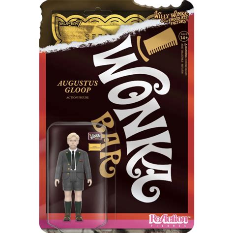 Willy Wonka And The Chocolate Factory 1971 Augustus Gloop Reaction 375 Action Figure Wave 2