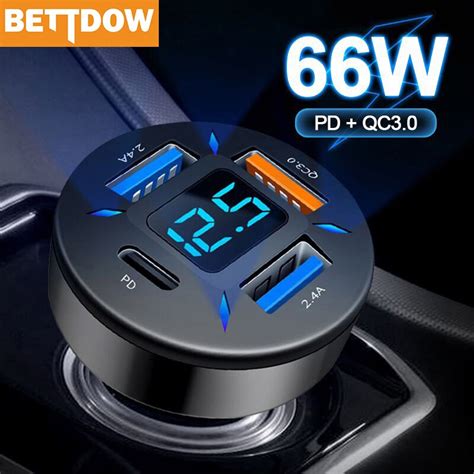 Jual Bettdow W Ports Charger Car Fast Charging Charger Mobil Car Charger For Ip Android