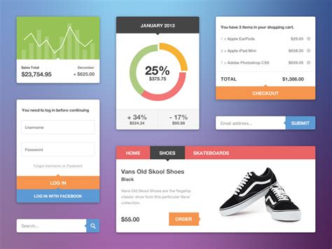 Ui Kit By Piotr Adam Kwiatkowski On Dribbble