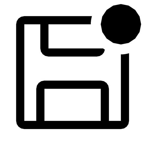 Floppy Outline Badged Icon Svg Vectors And Icons Svg Repo