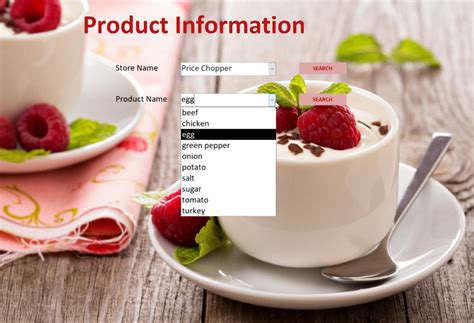 A Unified Database System Design For Grocery Inventory Search And