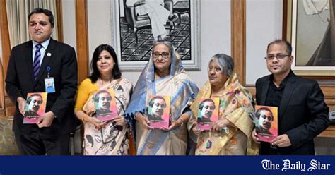 Pm Unveils Book On Bangabandhu The Daily Star