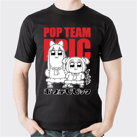 Red White Art Pipimi Popuko Pop Team Epic 2 Doristino Limited Edition T