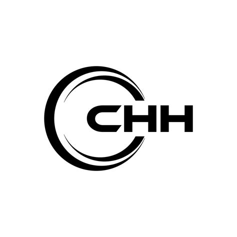 Chh Letter Logo Design In Illustration Vector Logo Calligraphy