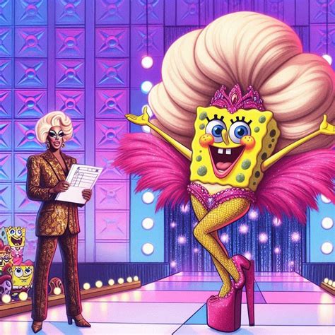 Spongebob On Rupauls Drag Race R Weirddalle