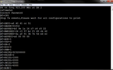configuration commands for dragino nodes