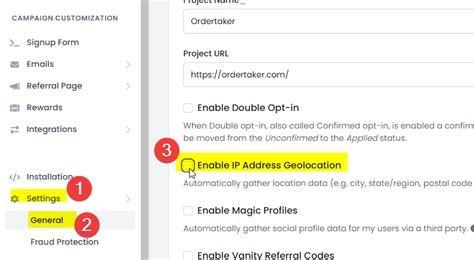 Disable The IP Address Geolocation Feature Prefinery Support Center