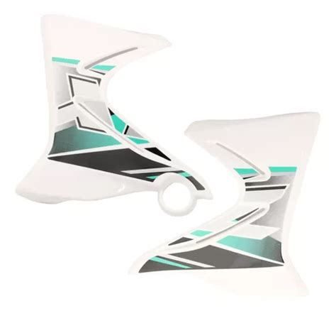 Juego Cubiertas Tanque Para Yamaha Xtz Blanco Mtc