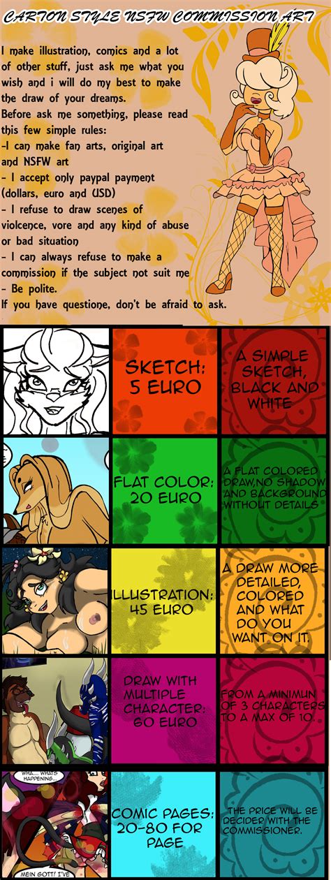 Cartoon Style Commission Info 2018 By Solaris91 Hentai Foundry