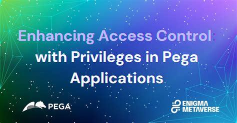 Enhancing Access Control With Privileges In Pega Applications