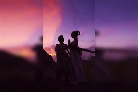 我爱夕阳剪影 冬日第一套汉服 千变美人面