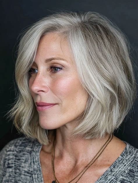 23 Medium Hairstyles For Women Over 50 Timeless Flattering And Easy To