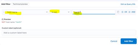 Kibana Cant Apply NOT Filter Kibana Discuss The Elastic Stack