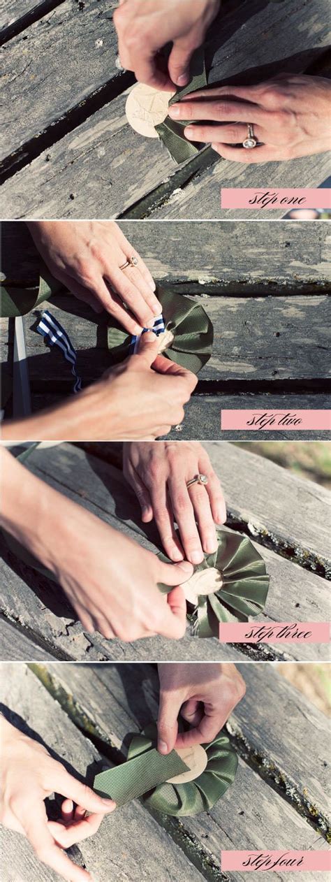 Diy Ribbon Medallions By Posh Paperie Jackie Wonders Cute Wedding