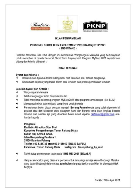 Iklan Jawatan Perbadanan Kemajuan Negeri Pahang Pknp • Portal Kerja