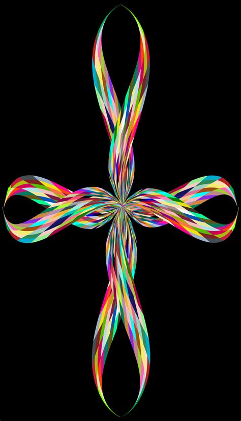 Download Colorful Stylized Cross Svg Freepngimg