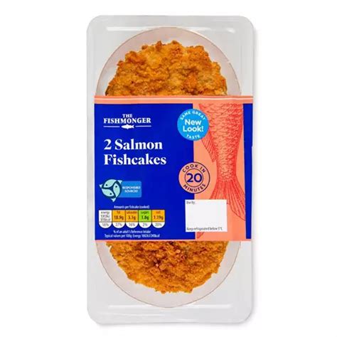 Salmon Fishcakes 2 Pack Aldi Uk
