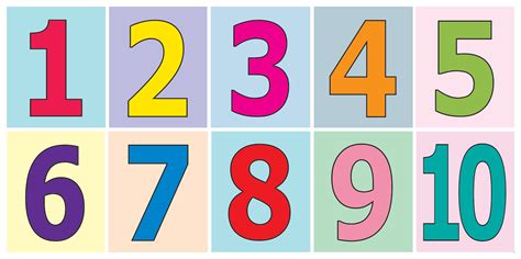 Printable Numbers 1 10 With Pictures